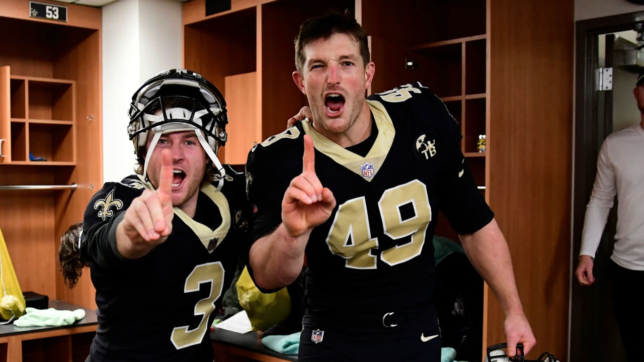 Week 16 Saints vs. Steelers: Locker Room Celebration