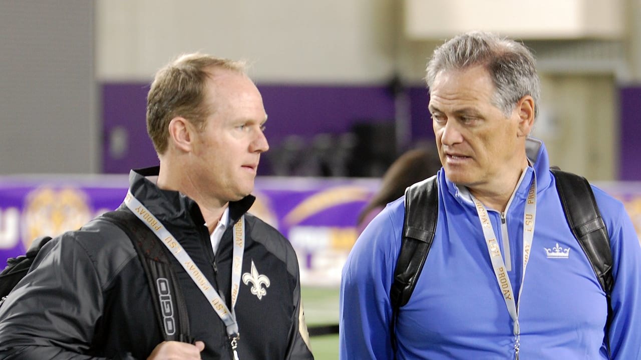 Jeff Ireland talks at LSU Pro Day