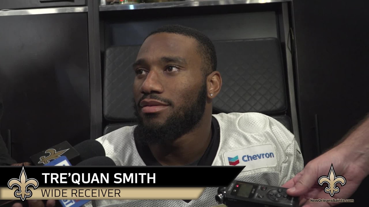 Tre'Quan Smith: 'The butterflies were gone in Week 2'
