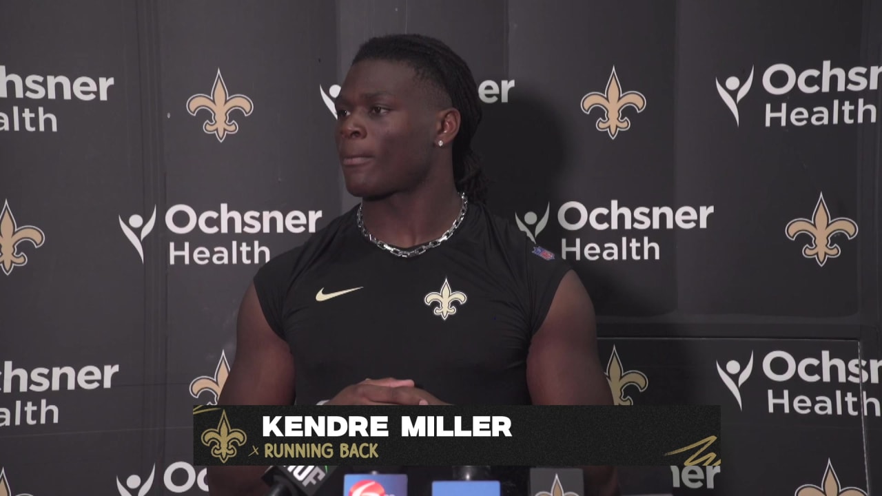 Training Camp: Saints rookie RB Kendre Miller on Alvin Kamara teachings ...