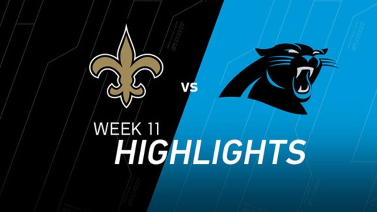 Panthers vs. Saints Highlights | 2016 NFL Week 11