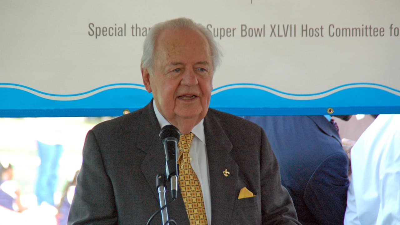 Tom Benson at Harrell Stadium