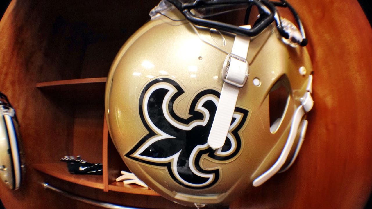 New Orleans Saints Locker Room at St. Louis