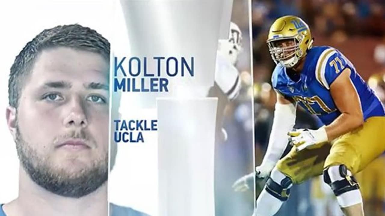 UCLA's Kolton Miller sets OL broad jump record with 10'1" attempt