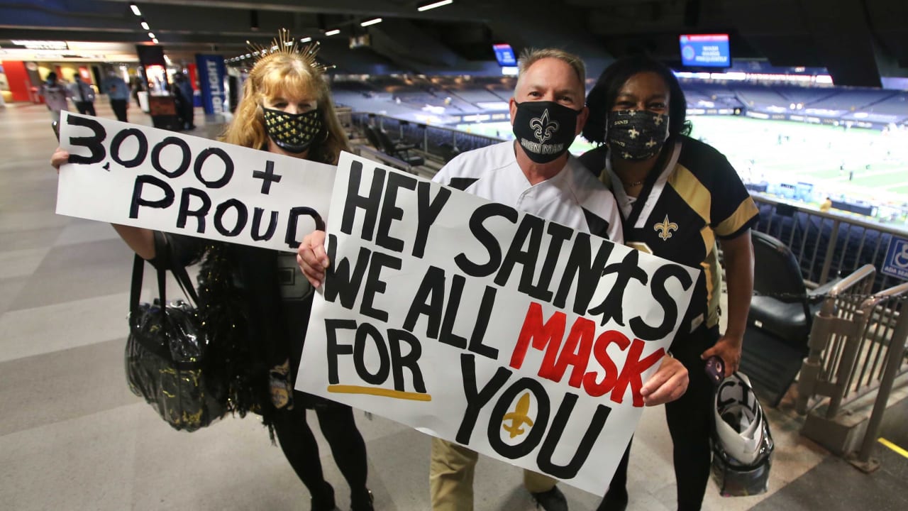 Photos: In-stadium Saints fans | Saints-Panthers Week 7 2020