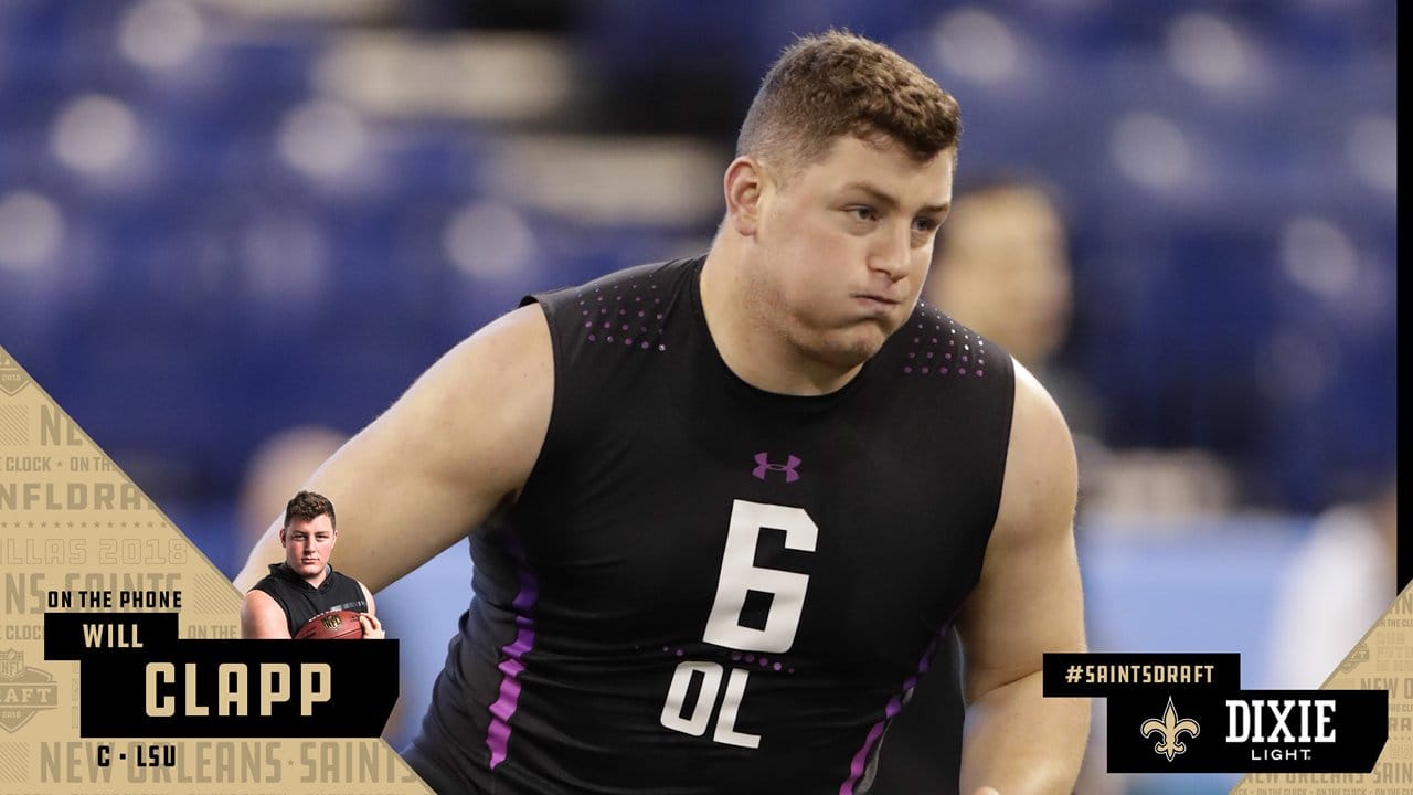 One-on-One with New Orleans Saints seventh-round pick Will Clapp