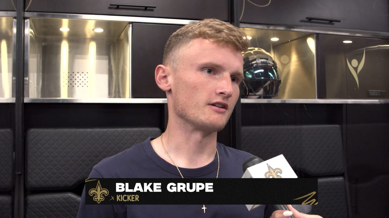 Blake Grupe talks upcoming NFL debut, Caesars Superdome environment ...