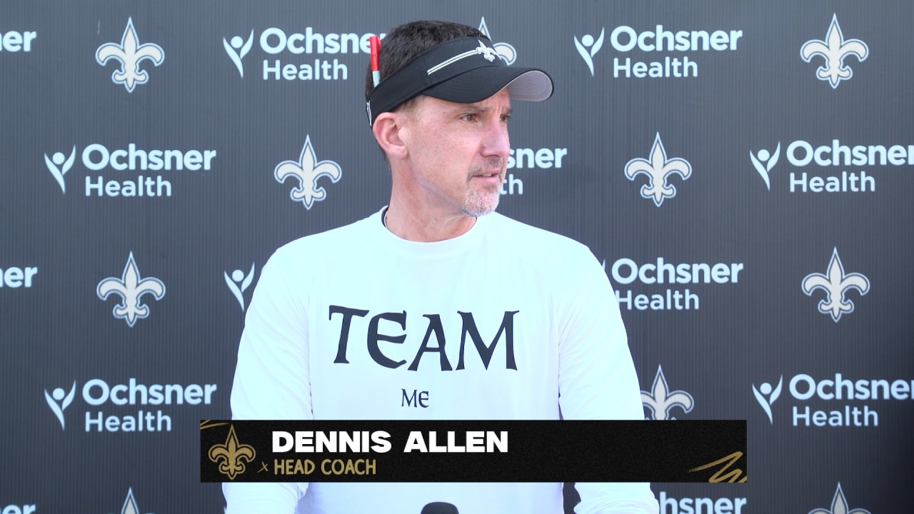 Dennis Allen previews Week 2 game against Panthers ahead of Saints vs ...
