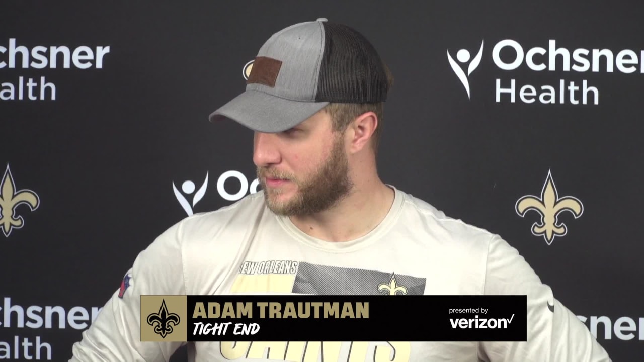 Tight end Adam Trautman on Week 4 focus ahead of Week 4 game vs Vikings ...