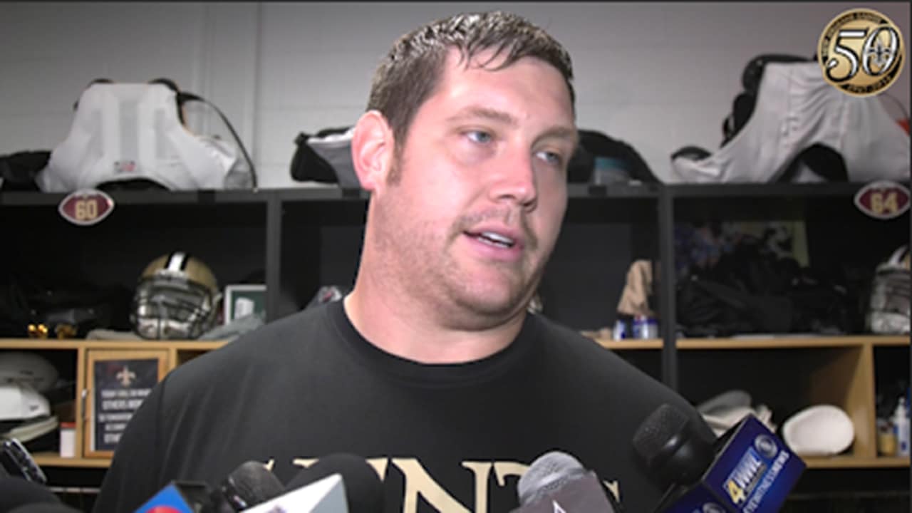 Zach Strief, "We have good depth"
