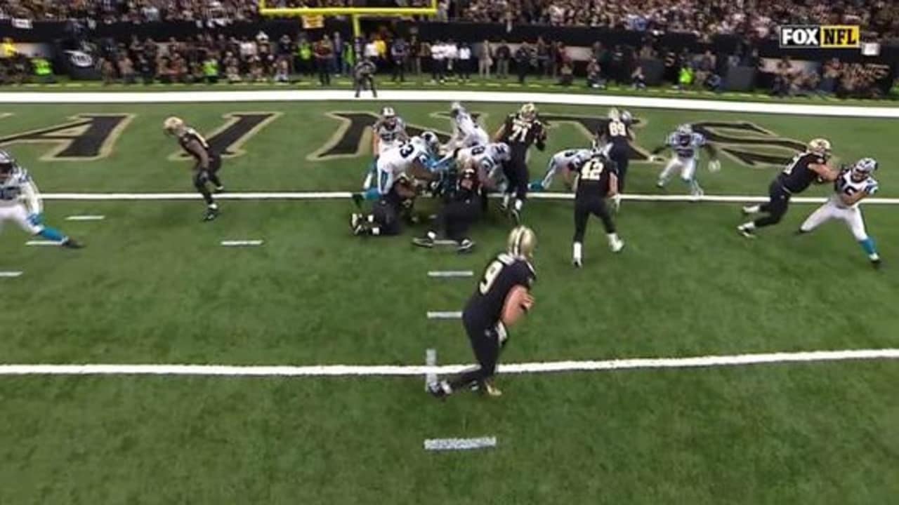 Zach Line powers over the goal line for touchdown