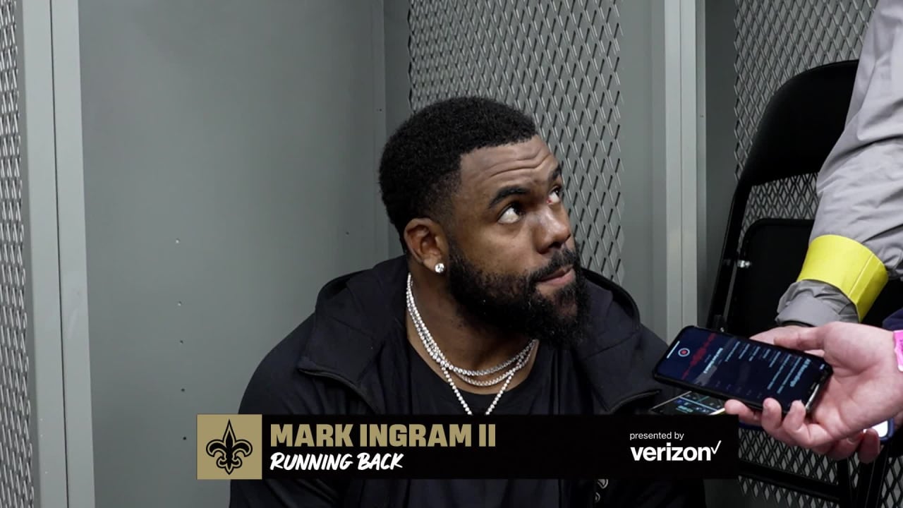 Saints RB Mark Ingram II Postgame Interview | Saints Cardinals 2022 Week 7