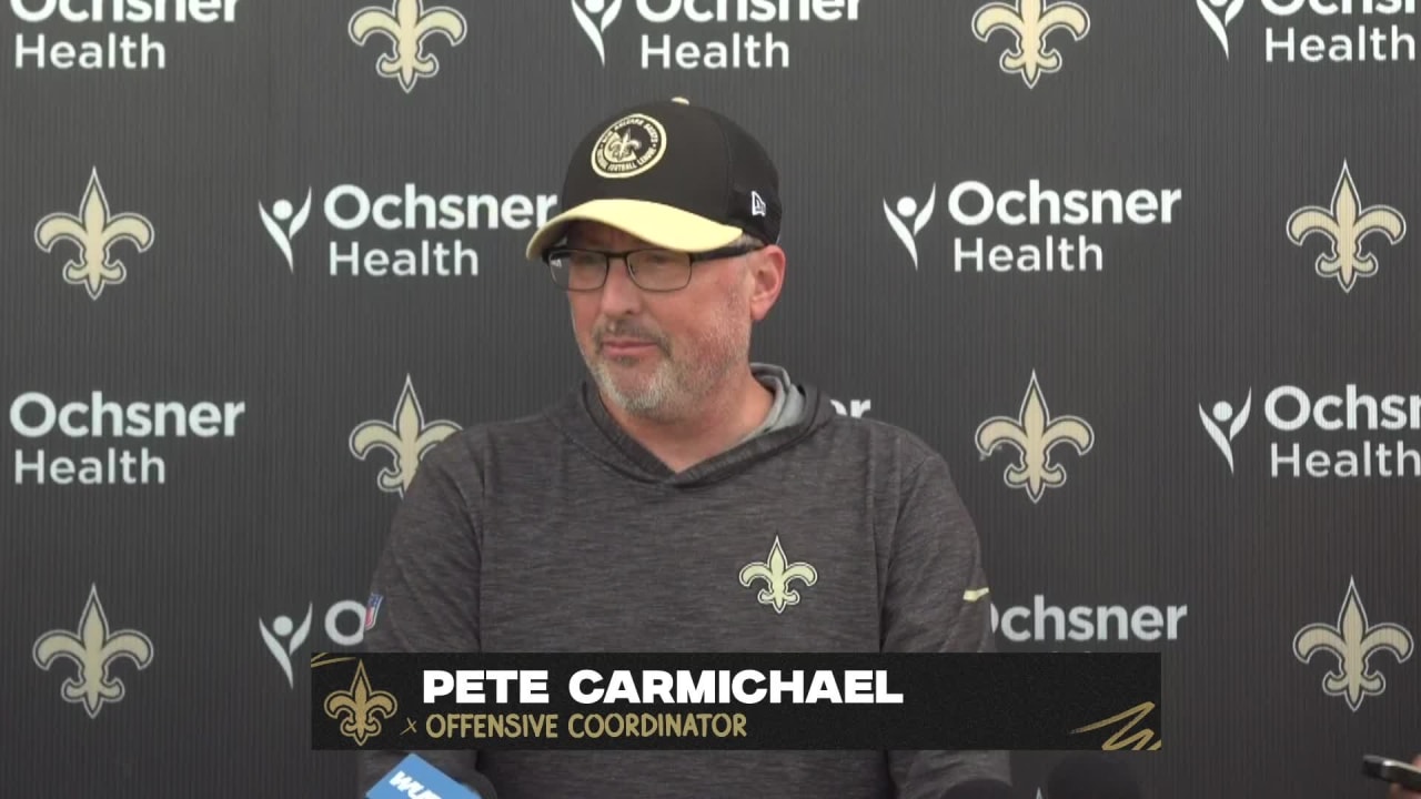 Pete Carmichael previews upcoming matchup against Tampa Bay Buccaneers ...