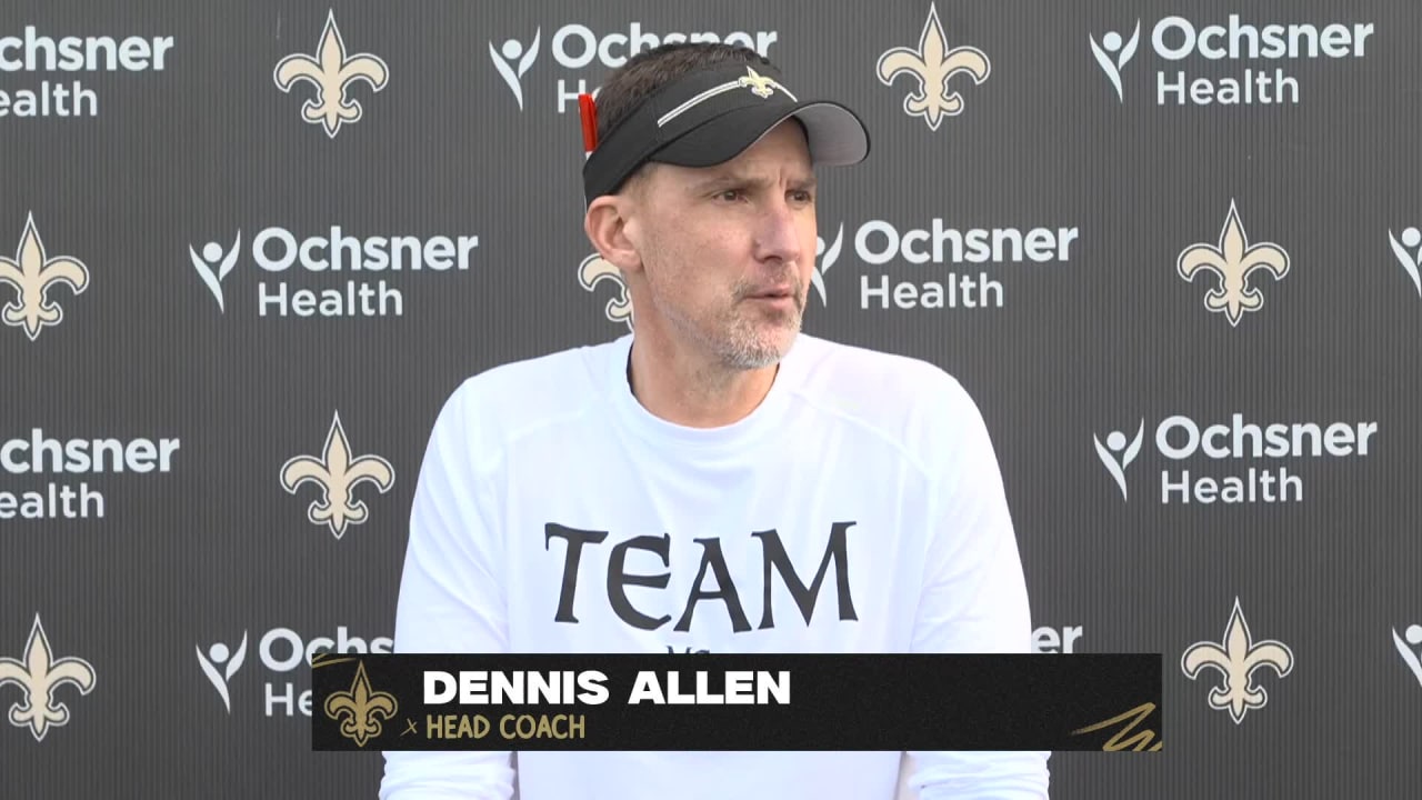 Week 6: Saints HC Dennis Allen previews Sunday's game at Texans