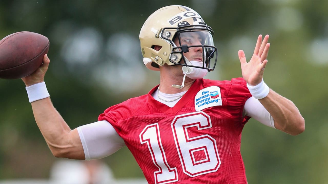 Expect to see lots of quarterback Ian Book in New Orleans Saints ...