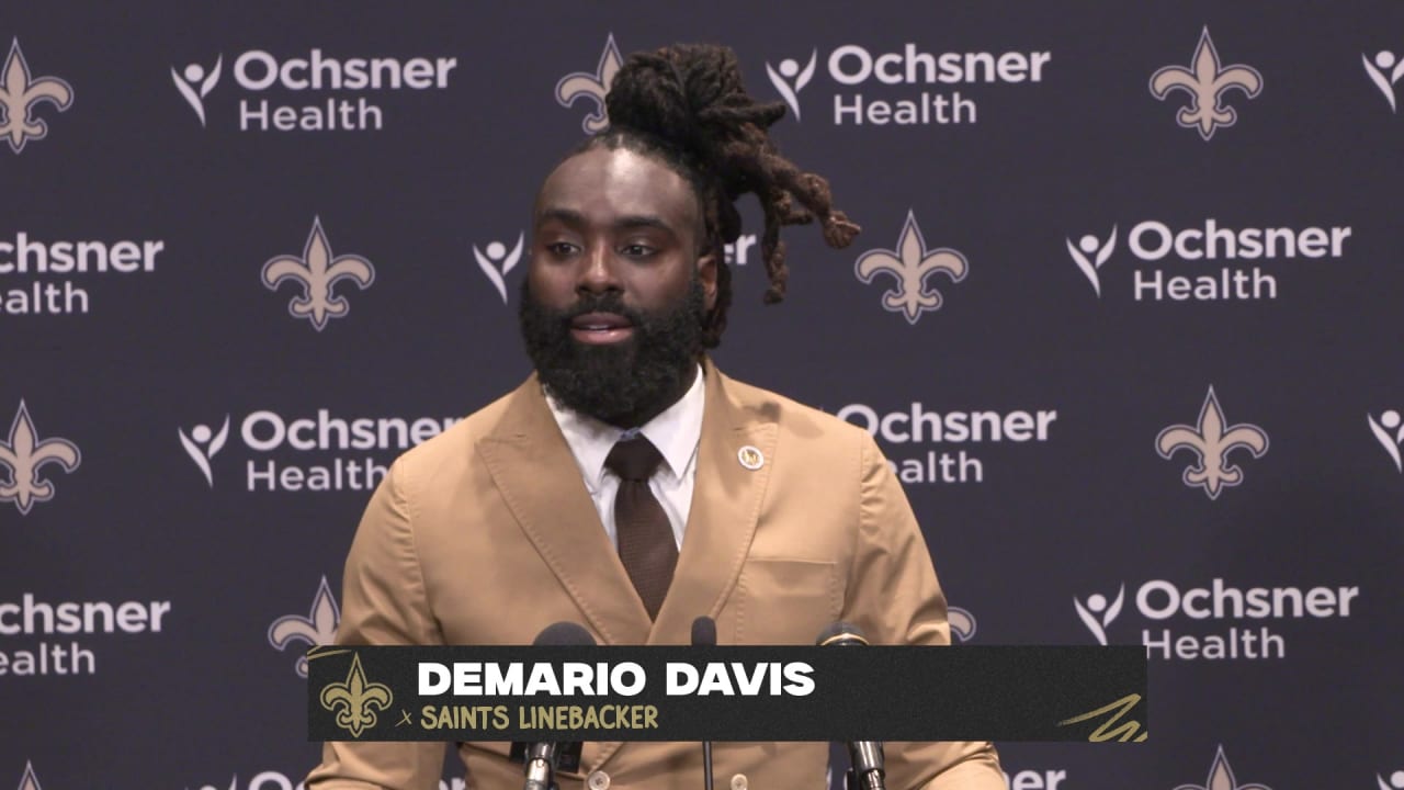 New Orleans Saints linebacker Demario Davis was victorious long before ...