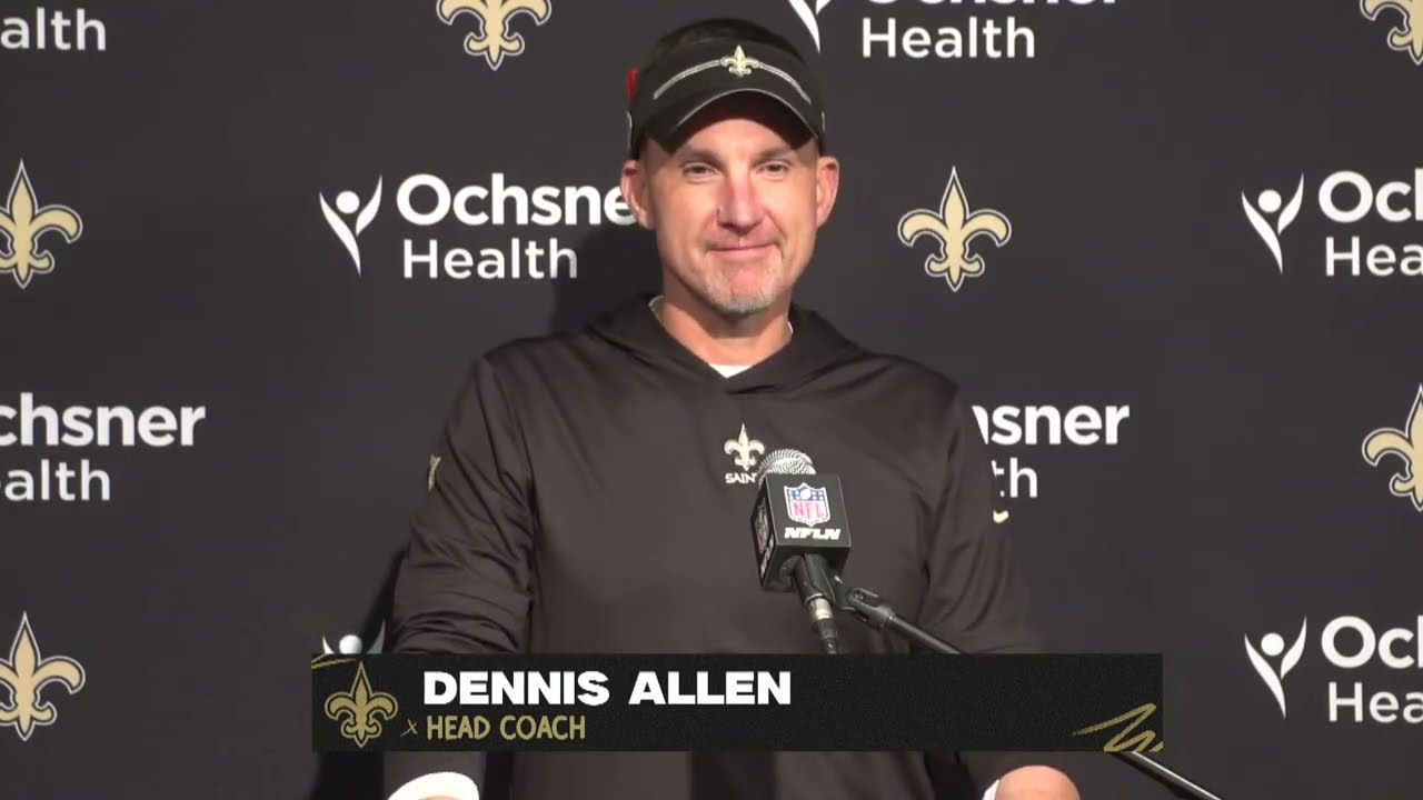 NFL Week 5: Saints HC Dennis Allen Recaps shutout win at Pats