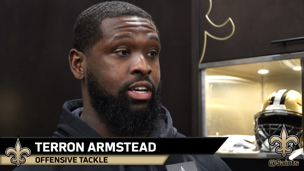 Terron Armstead, 'They're a really talented group up front'