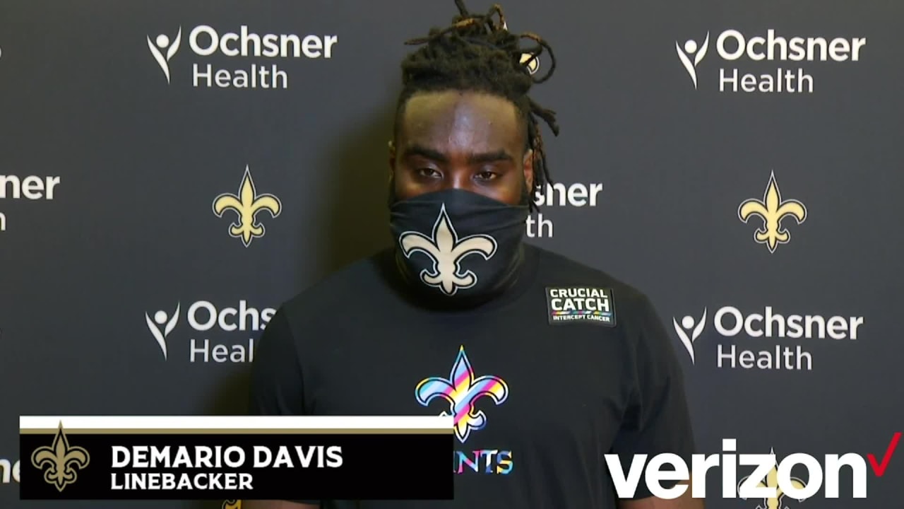 Saints Week 14 Interviews: Demario Davis on being selected Saints Man ...