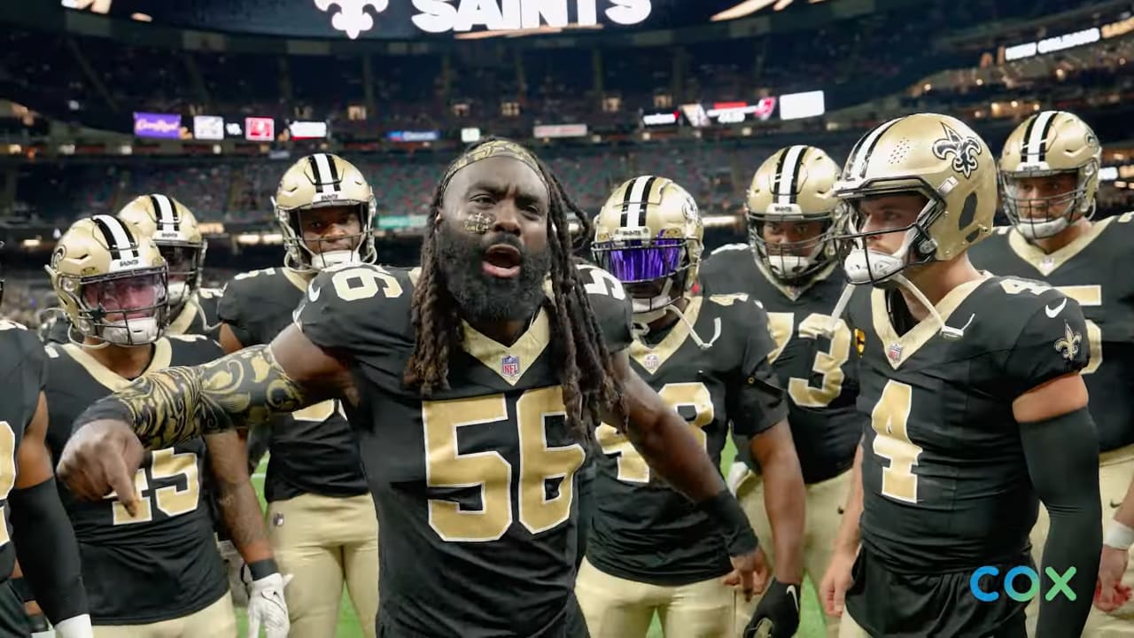 NFL Week 4: Watch Demario Davis lead Saints Pregame Huddle vs. Buccaneers