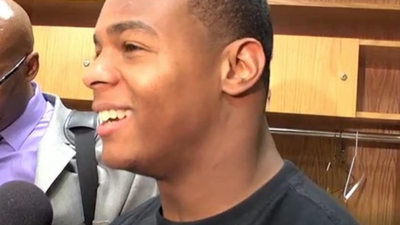 Pierre Thomas talks about his 2-TD day