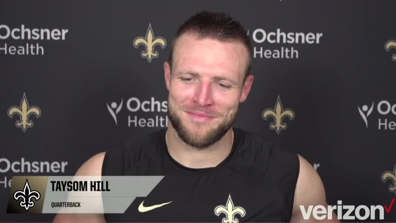Taysom Hill on the evolution of his positional roles at Saints training ...