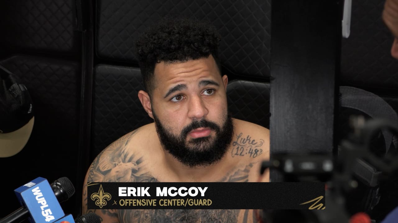 Erik McCoy talks o-line injuries, improving offense