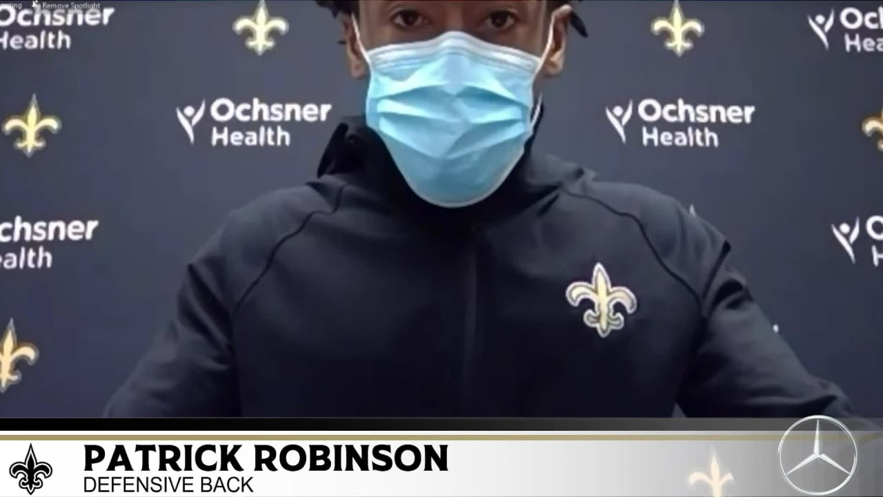 Patrick Robinson talks end zone interception postgame after week 4 win ...