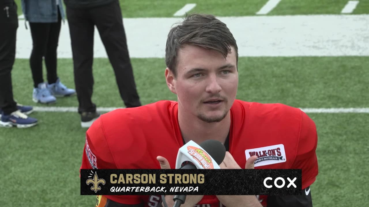 Nevada QB Carson Strong | 2022 Senior Bowl Interview 2/1/22