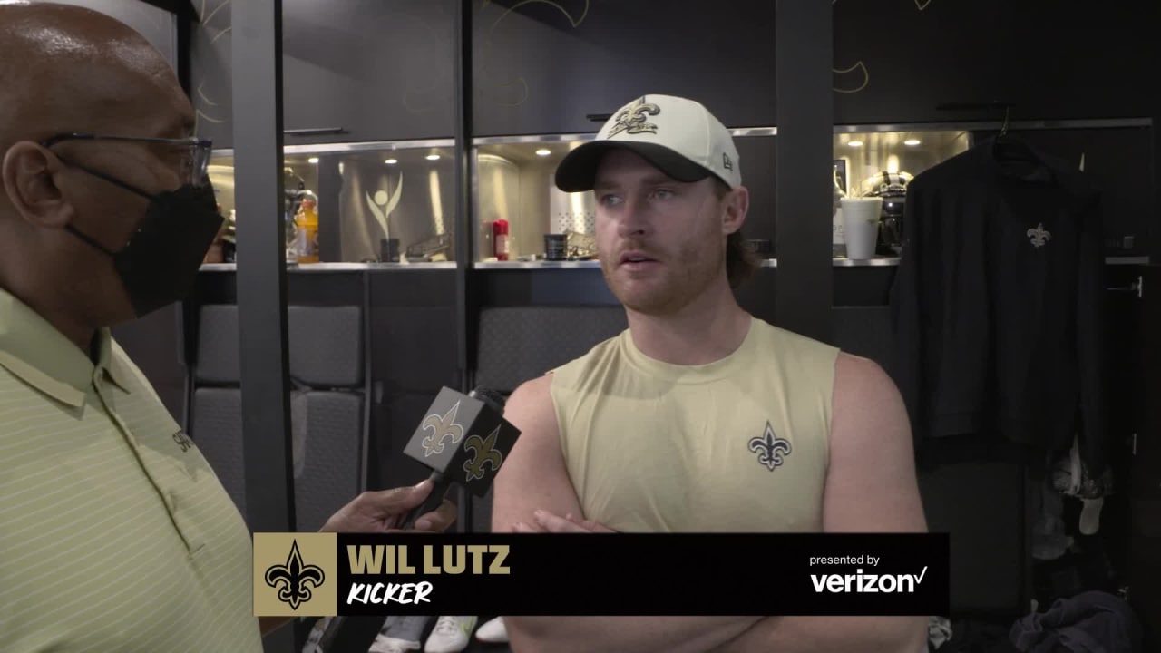 New Orleans Saints kicker Wil Lutz "I love the pressure" 10/6/2022