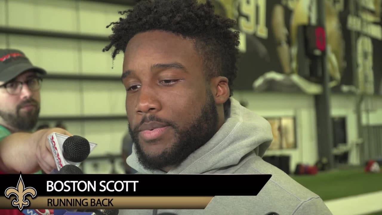 Boston Scott's Training Camp media availability - August 3