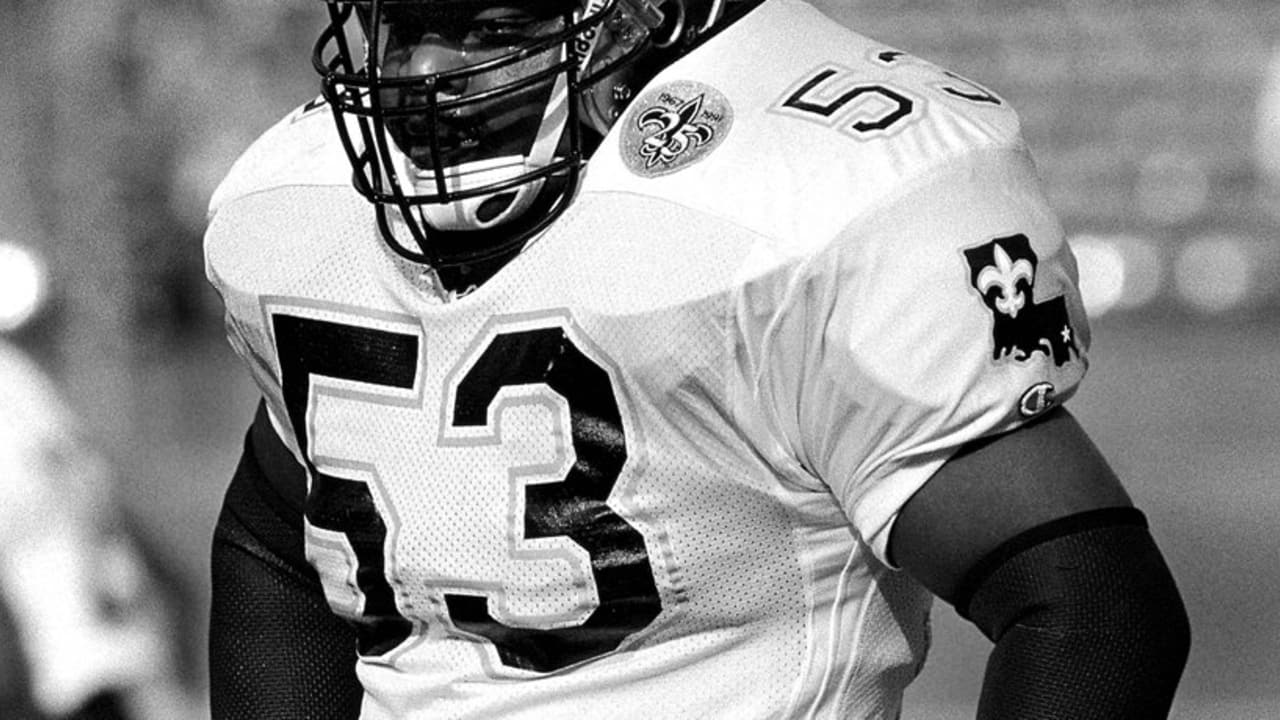 Vaughan Johnson with the New Orleans Saints