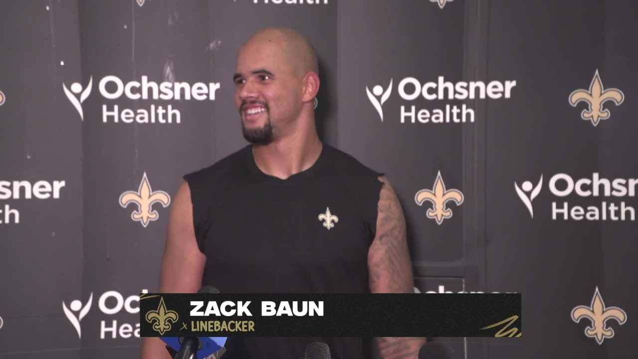 Zack Baun talks opportunity, comfort in scheme on Day 5 of Saints ...