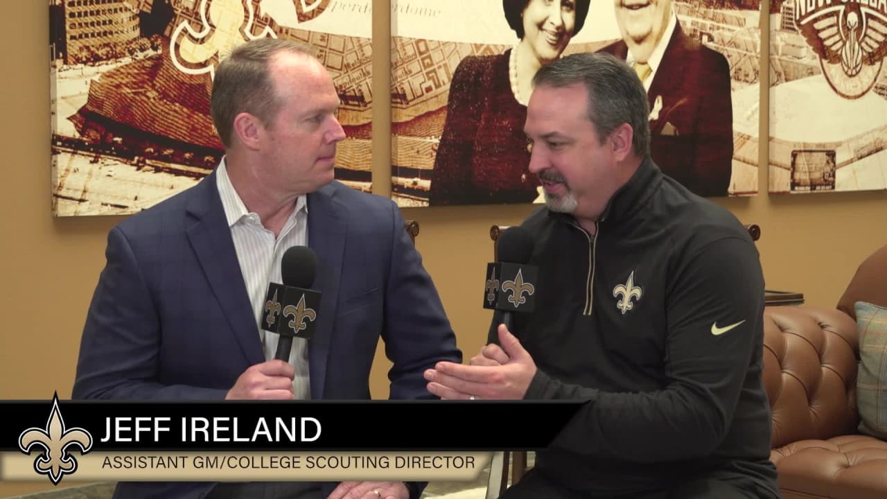 Jeff Ireland: Saints Pre-Draft Interview 4-25-19