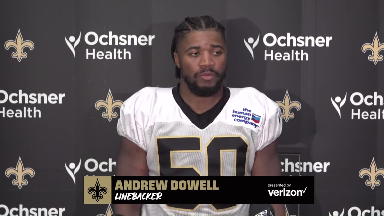 Saints Training Camp 2022 - Andrew Dowell Media Availability 7/30/22