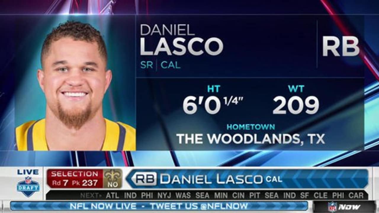 Saints pick Daniel Lasco No. 237