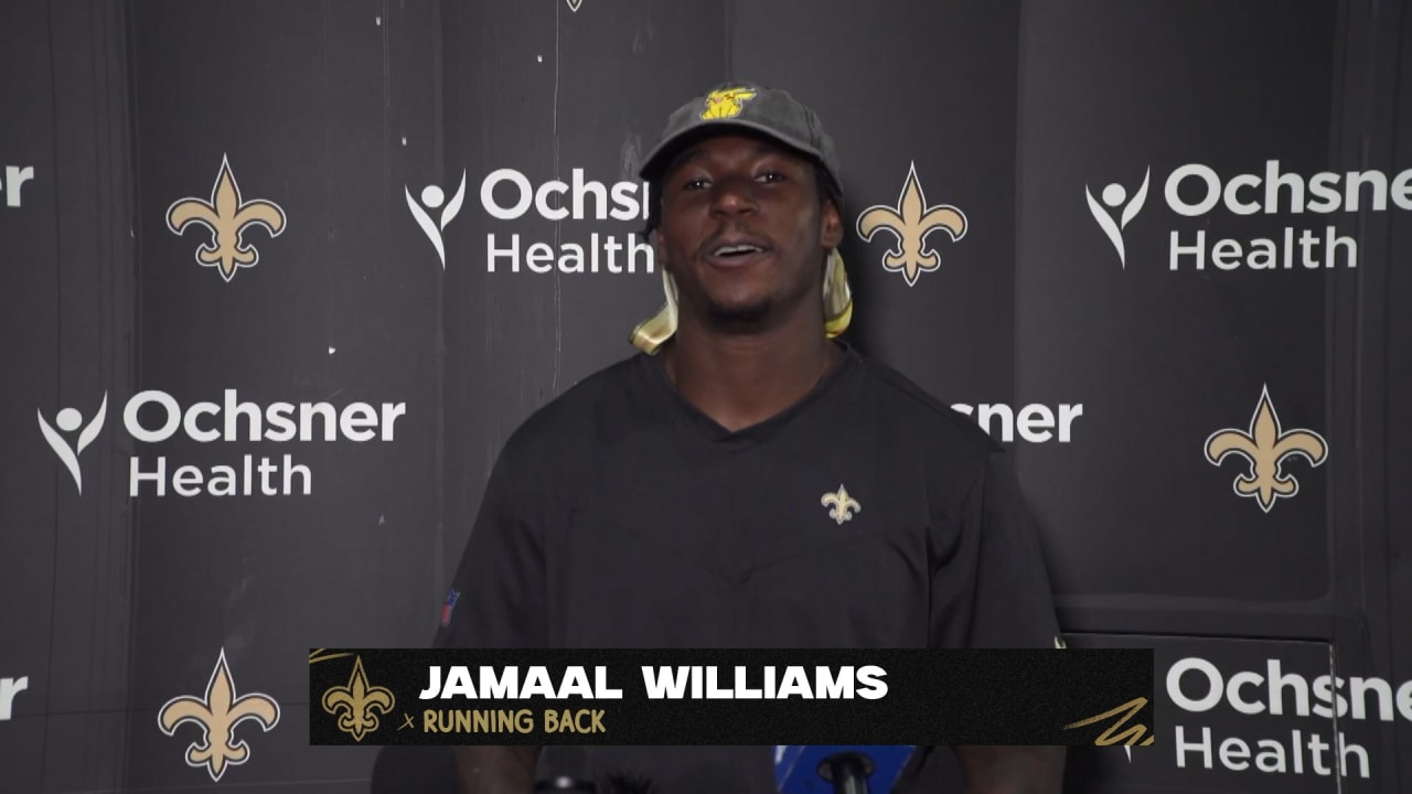 Jamaal Williams talks anime, chemistry with offensive line on Day 10 of ...