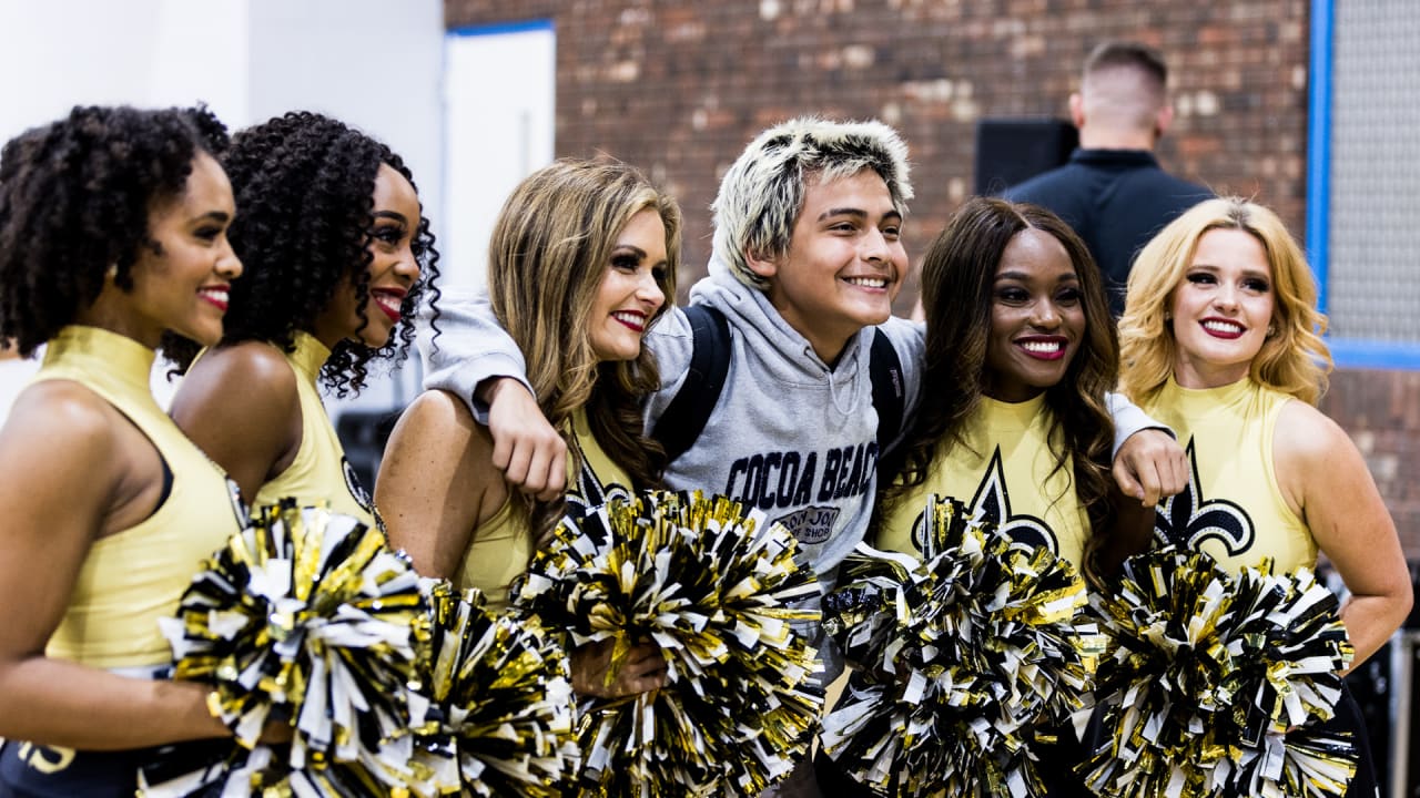 Saints join High School Football Celebration at Thomas Jefferson