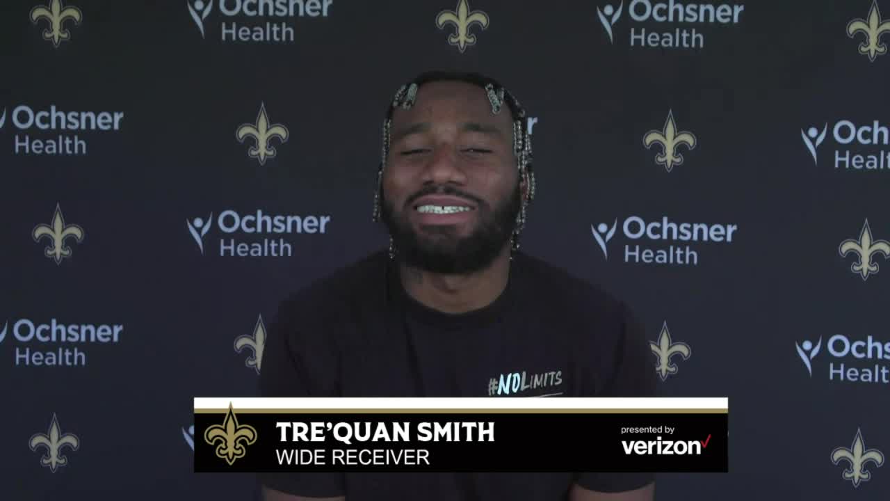 New Orleans Saints Minicamp 2021: Tre'Quan Smith, wide Receiver Media ...