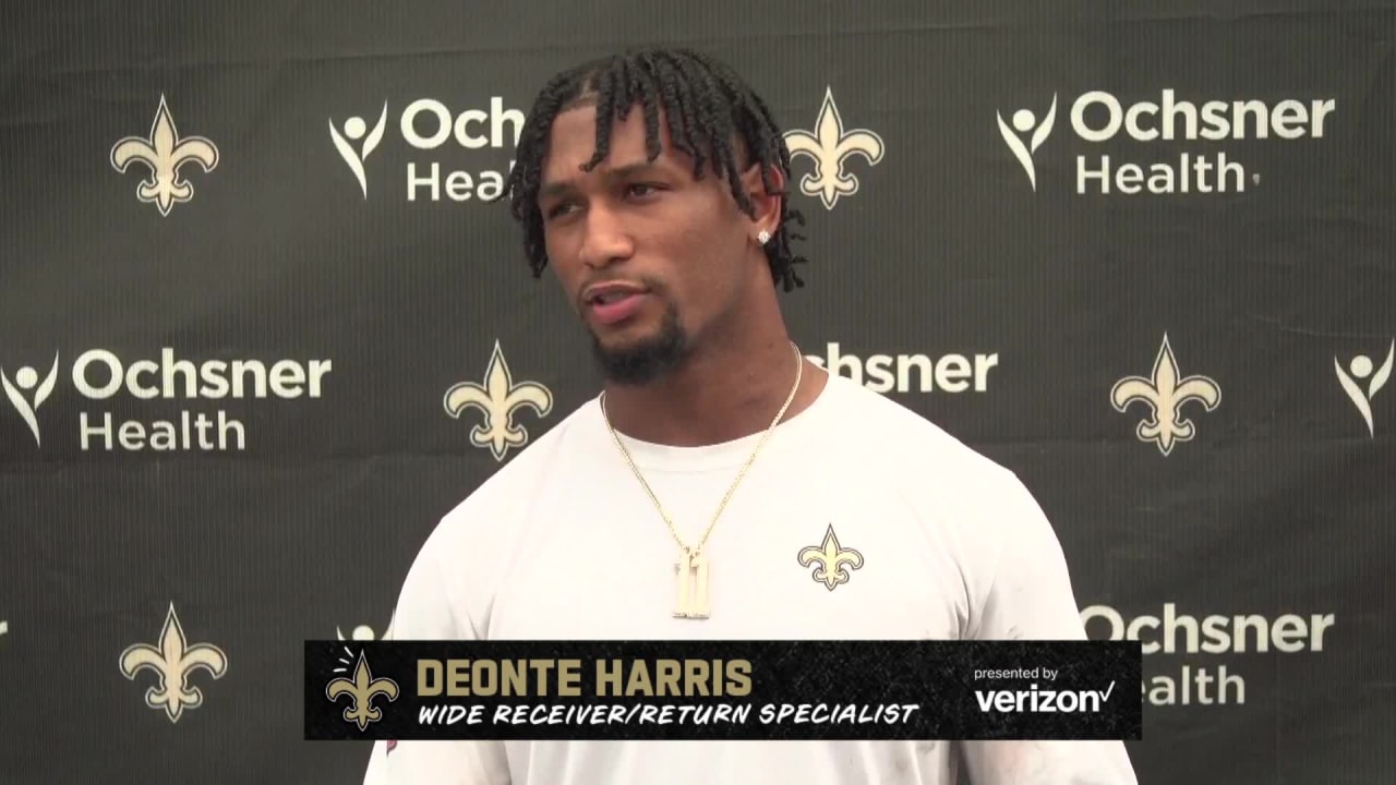 Deonte Harris Wide Receiver/Return Specialist New Orleans Saints Week 4 ...