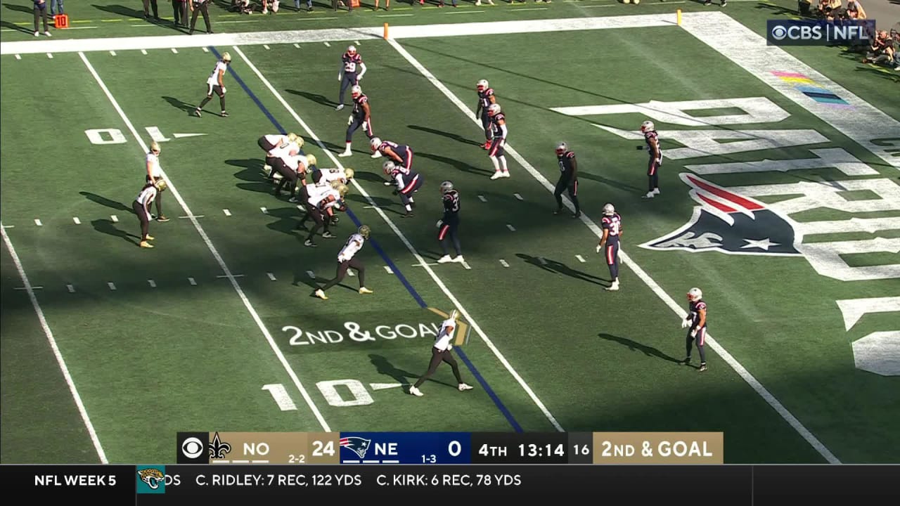 NFL Week 5: Foster Moreau's first TD as a Saint extends 30-0 lead