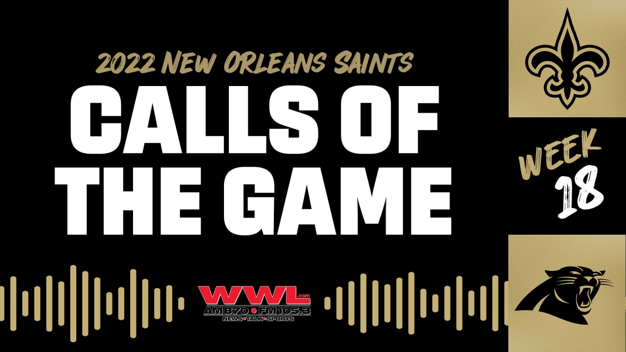 Saints vs. Panthers Calls of the Game | 2022 NFL Week 18