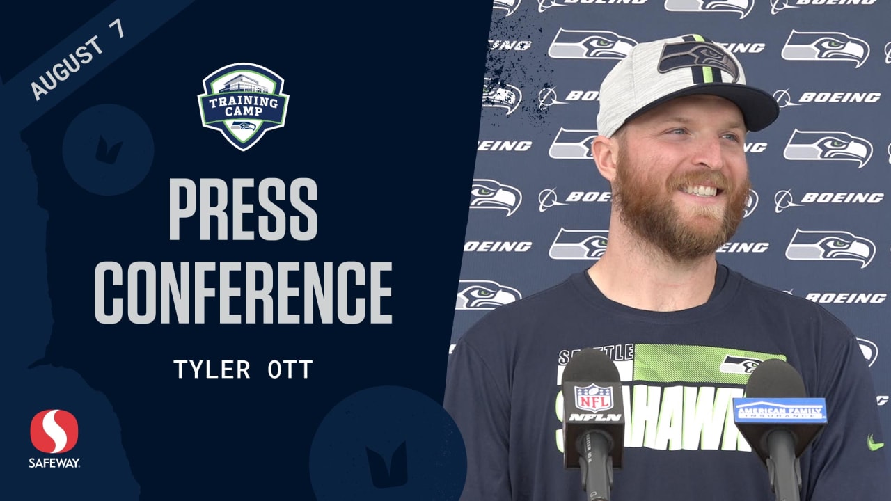 Tyler Ott Seahawks Training Camp Press Conference - August 7