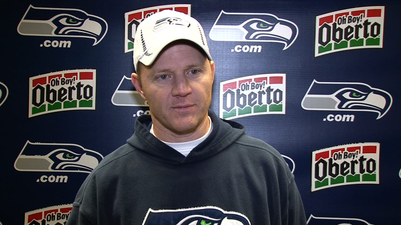 Darrell Bevell Press Conference at Falcons