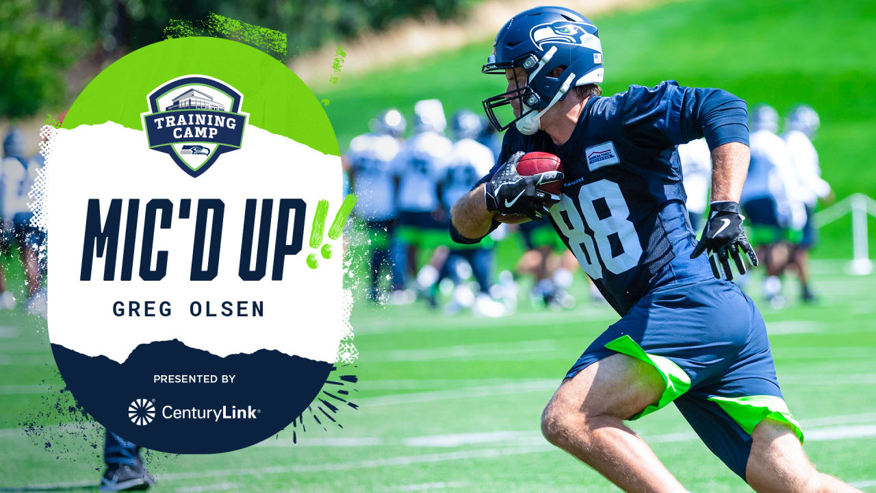 Seahawks Mic'd Up: Greg Olsen at 2020 Seahawks Training Camp