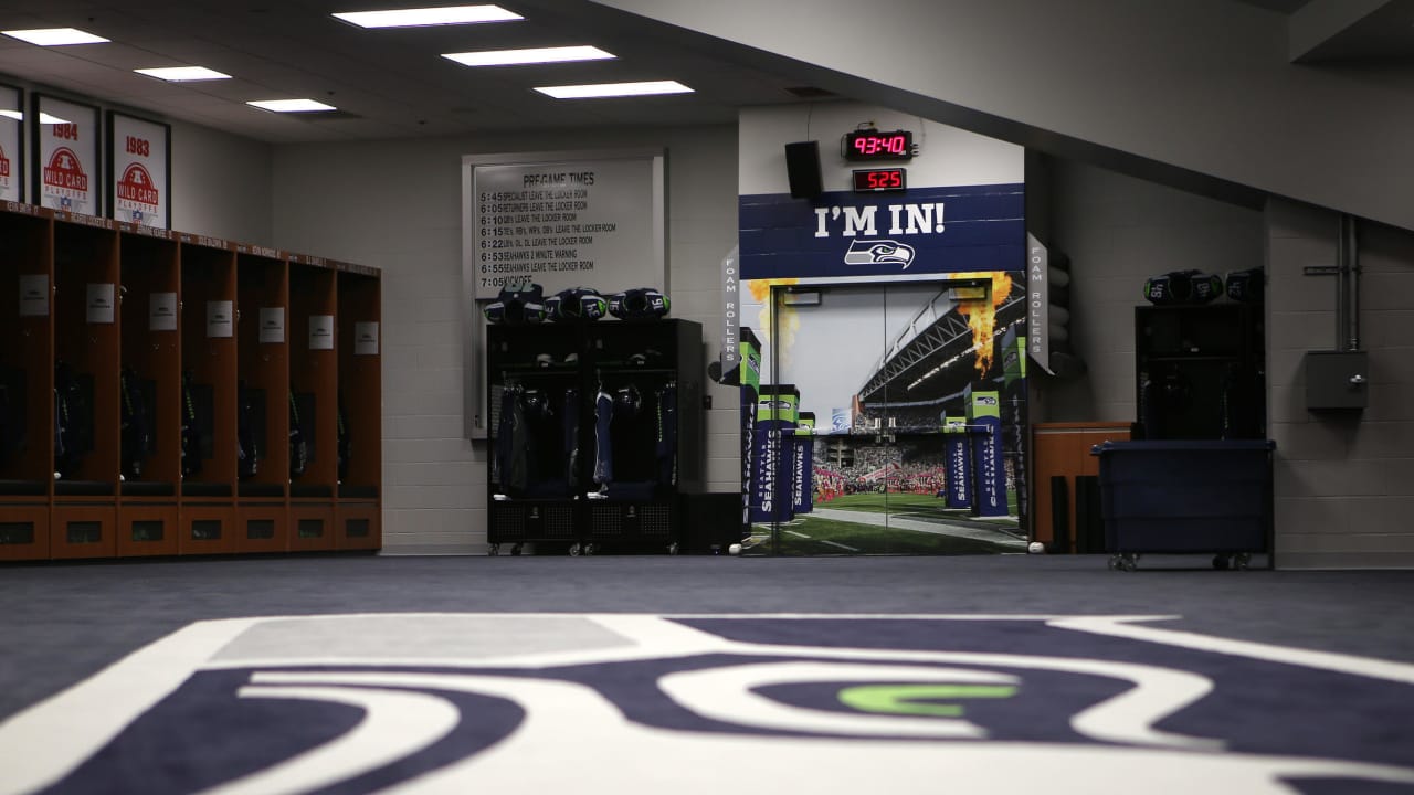 The New-Look Seahawks Locker Room at CenturyLink Field