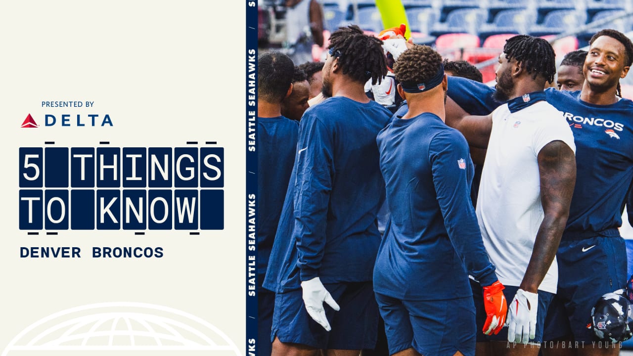 Five Things To Know About The Seahawks’ Week 1 Opponent, The Denver Broncos