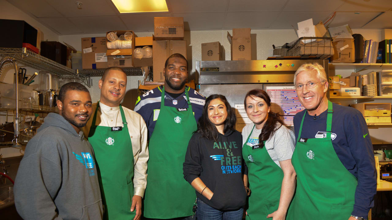 Seahawks baristas for A Better Seattle