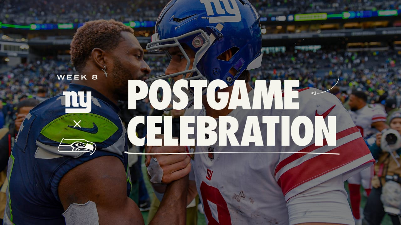 PHOTOS: Best Of Seahawks Postgame Celebration From Week 8 Win vs. Giants
