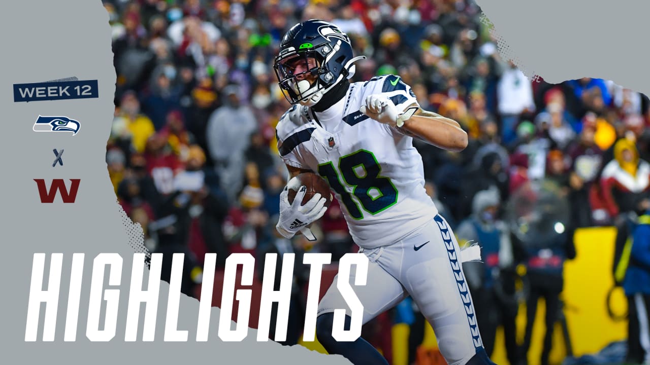 2021 Week 12 Seahawks vs. Washington Game Highlights